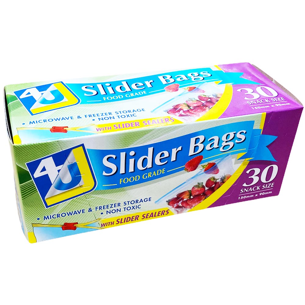 4U Snack Bags 150x90mm 30pk - Stock4Shops