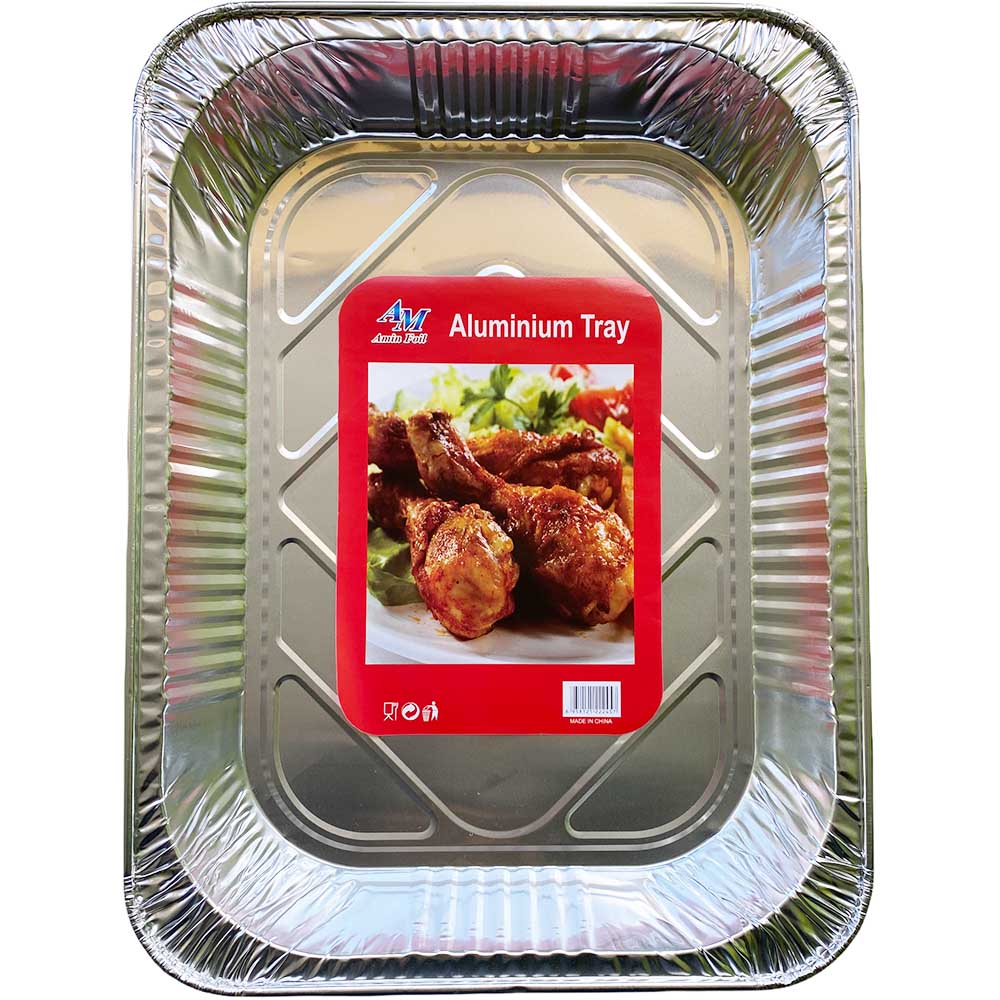 Aluminium Tray Large 45cmx34cm Stock4Shops Aluminium Tray Large 45cmx34cm Stock4Shops