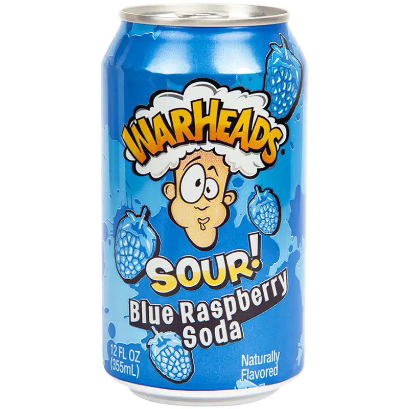 Warhead Sour Blue Raspberry 355ml x12
