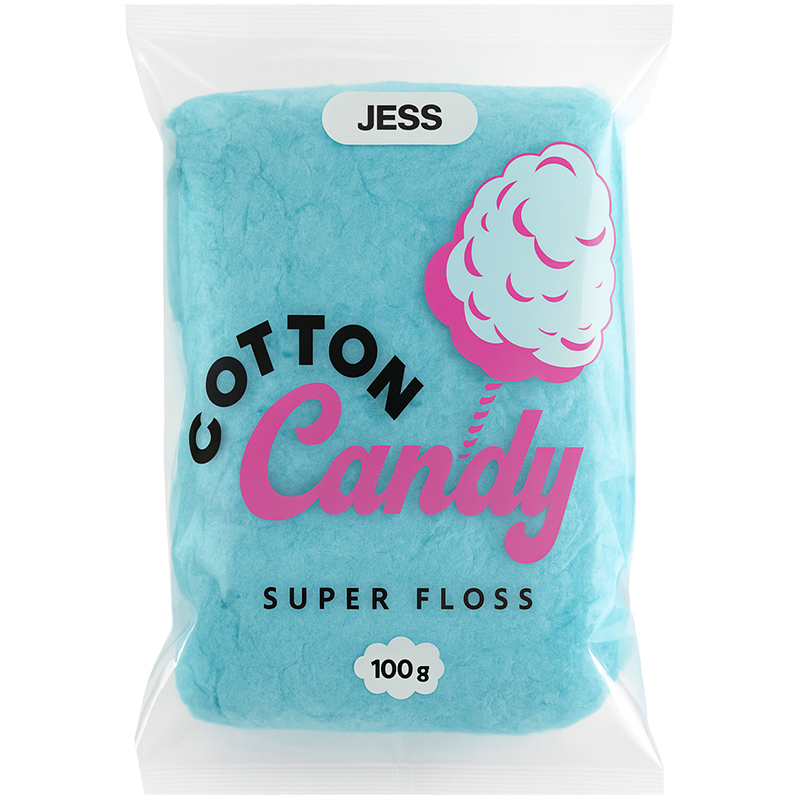 Jess Blue Candy Floss 100g x36