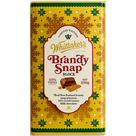 Whittaker's Block Brandy Snap 250g