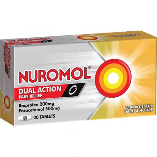Nuromol Pain Relief Tabs 20s